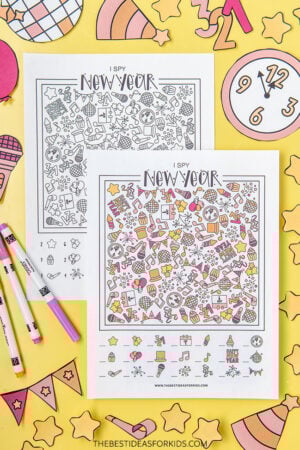New Years I Spy (Free Printable) - The Best Ideas for Kids