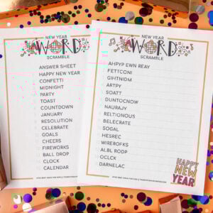 New Year's Eve Scavenger Hunt (Free Printable) - The Best Ideas for Kids