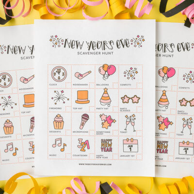 New Years Word Scramble (Free Printable) - The Best Ideas for Kids