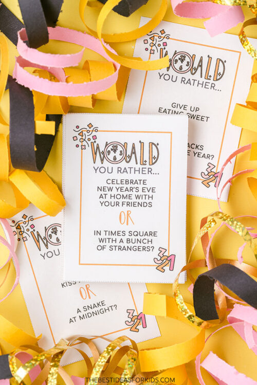 New Years Would You Rather (Free Printables) - The Best Ideas for Kids