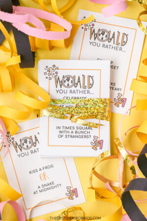 New Years Would You Rather (Free Printables) - The Best Ideas for Kids