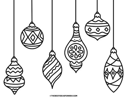 Ornament Coloring Pages (Free Printables) - The Best Ideas for Kids