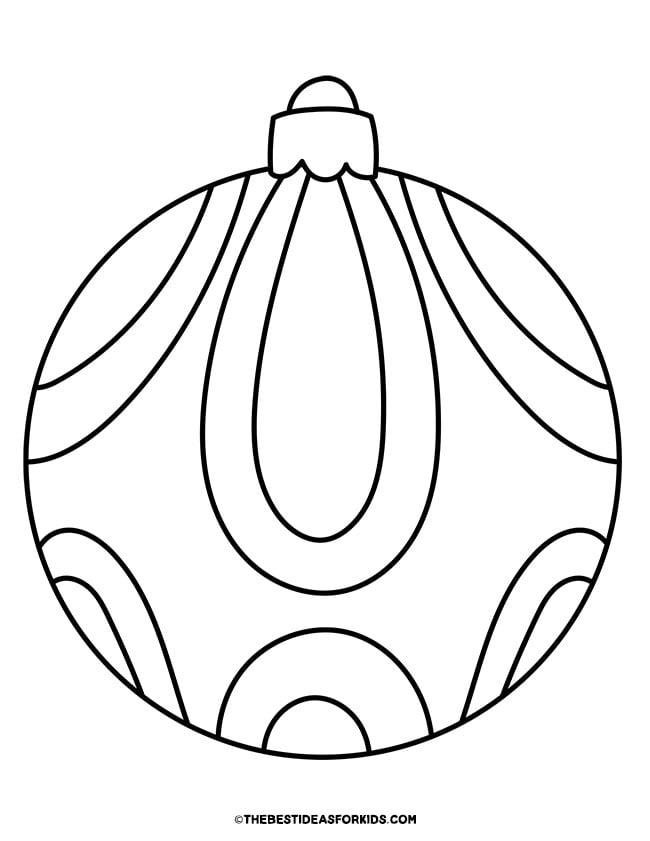 Ornament Coloring Pages (Free Printables) - The Best Ideas for Kids