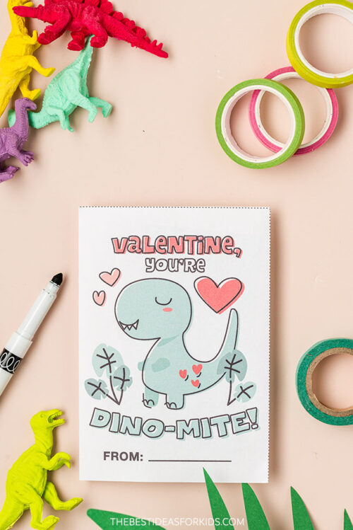 Free Printable Dinosaur Valentines - The Best Ideas for Kids