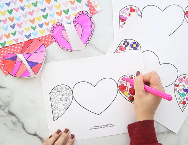 FREE Printable Heart Card - The Best Ideas for Kids