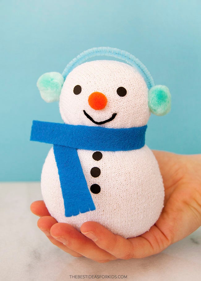 Sock Snowman - The Best Ideas for Kids