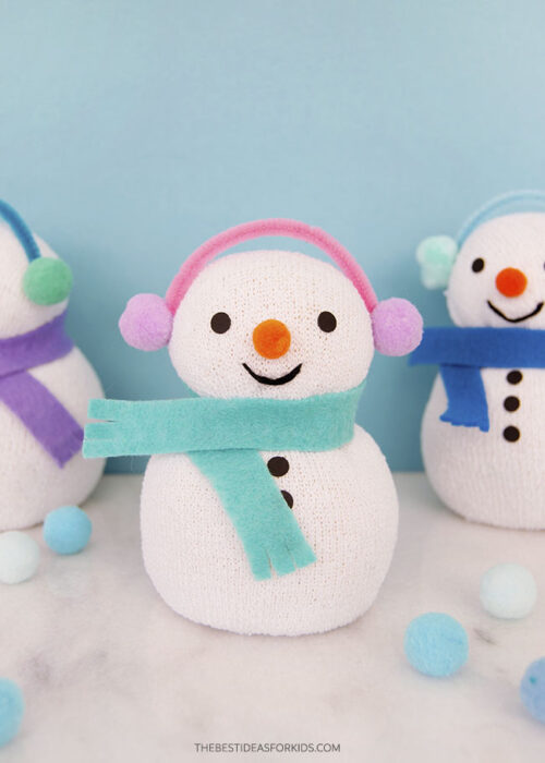 Sock Snowman - The Best Ideas for Kids
