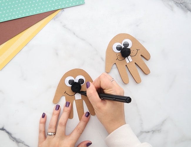 Groundhog Handprint Craft - The Best Ideas for Kids