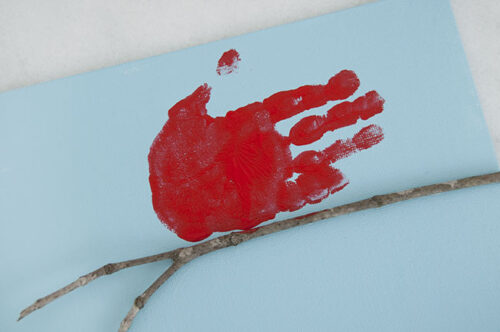 Cardinal Handprint - The Best Ideas for Kids