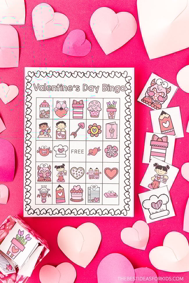 Valentine Bingo (Free Printable) - The Best Ideas for Kids