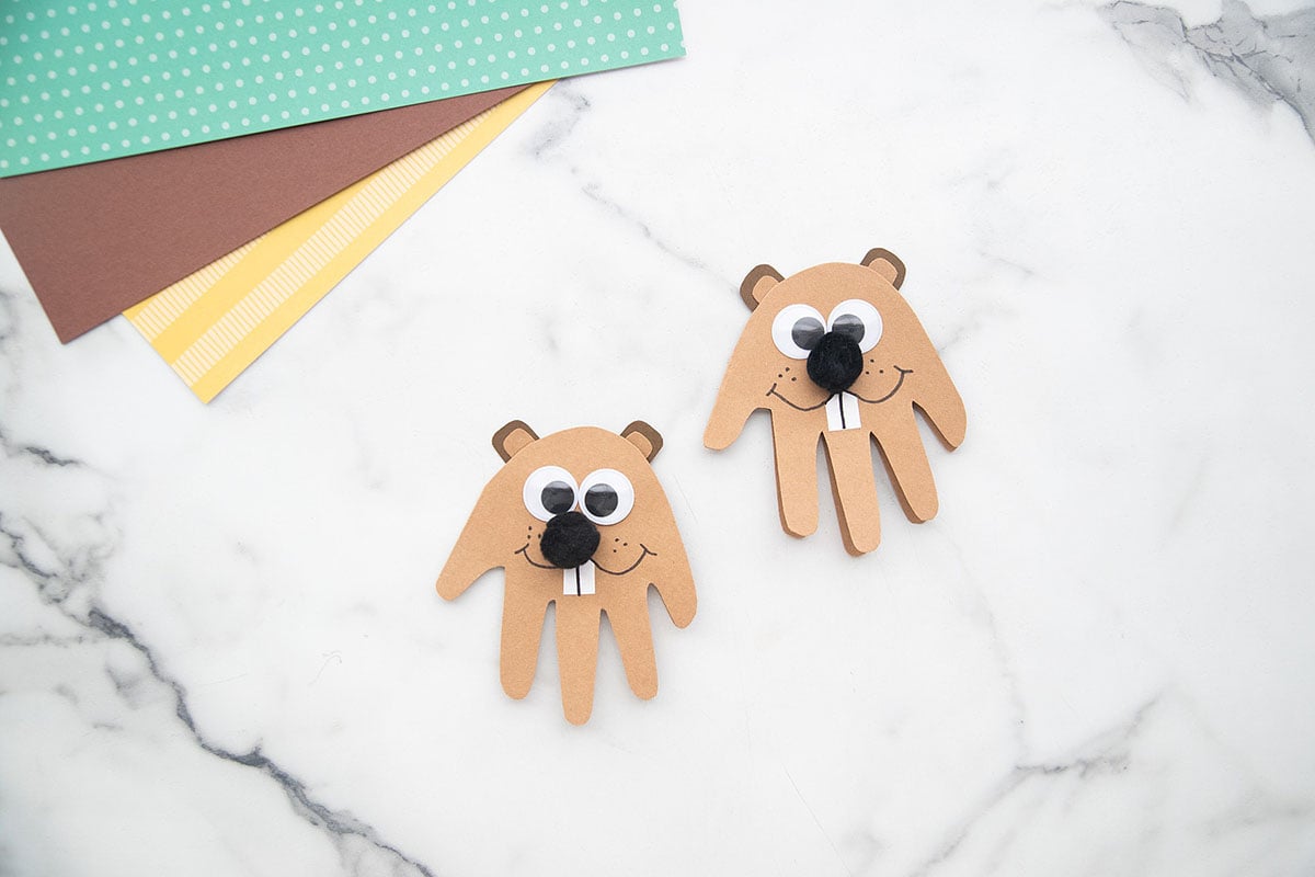 Groundhog Handprint Craft - The Best Ideas for Kids