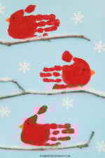 Cardinal Handprint - The Best Ideas for Kids