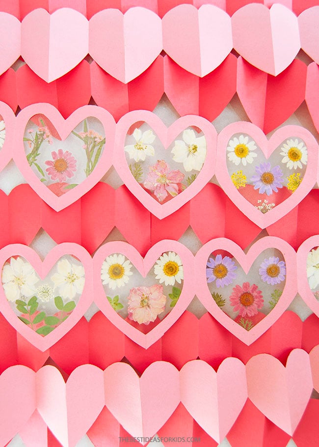 Paper Heart Chain (Free Templates) - The Best Ideas for Kids