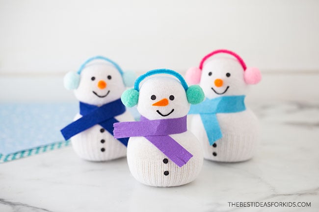 Sock Snowman - The Best Ideas for Kids