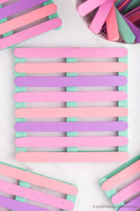Popsicle Stick Coaster - The Best Ideas for Kids