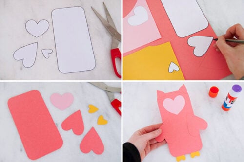 Heart Animal Crafts (Free Templates) - The Best Ideas for Kids