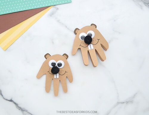 Groundhog Handprint Craft - The Best Ideas for Kids