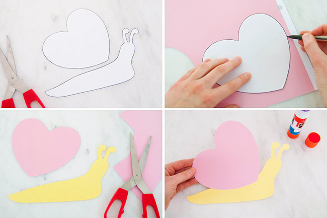 Heart Animal Crafts (Free Templates) - The Best Ideas for Kids