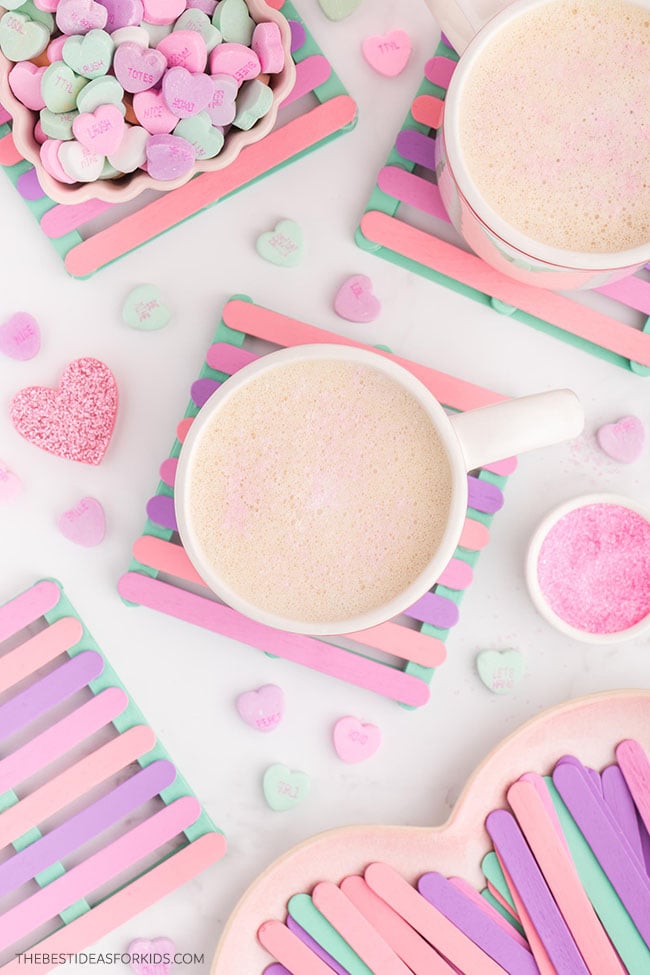 Popsicle Stick Coaster - The Best Ideas for Kids