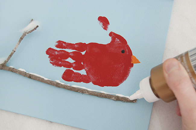 Cardinal Handprint - The Best Ideas for Kids