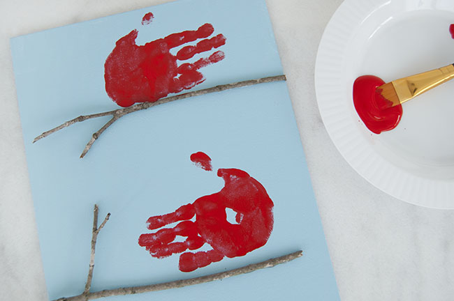 Cardinal Handprint - The Best Ideas for Kids