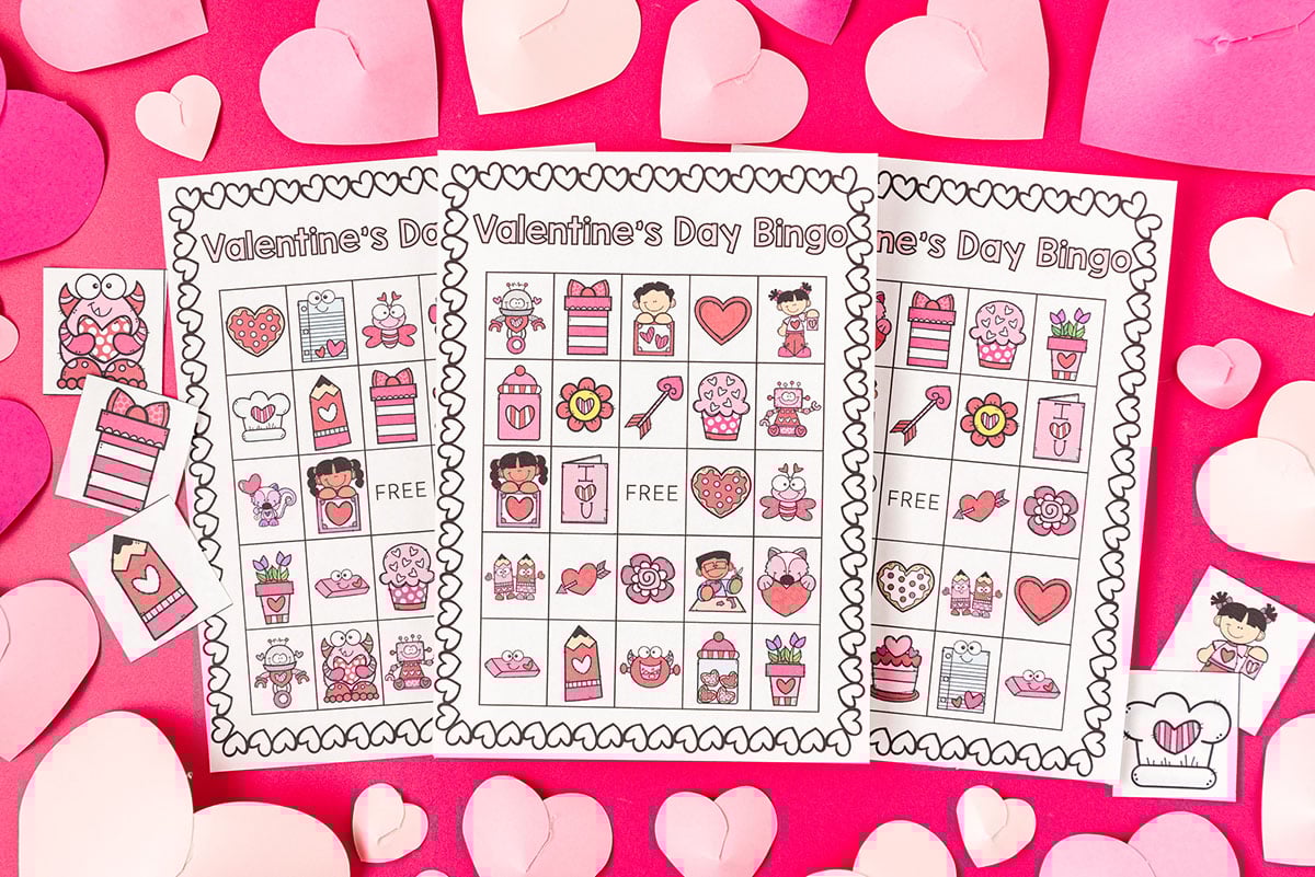 Valentine Bingo (Free Printable) - The Best Ideas for Kids