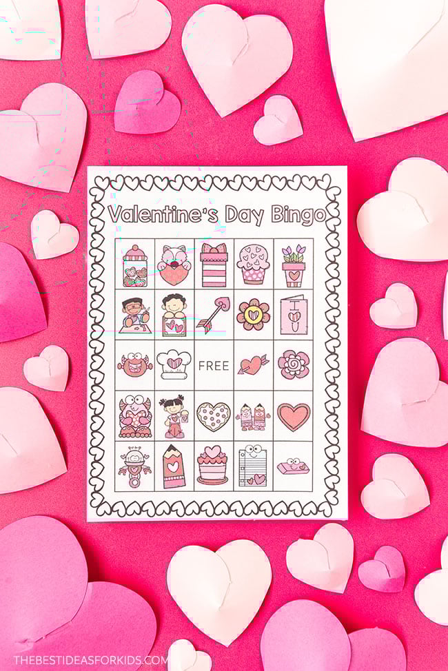 Valentine Bingo (Free Printable) - The Best Ideas for Kids