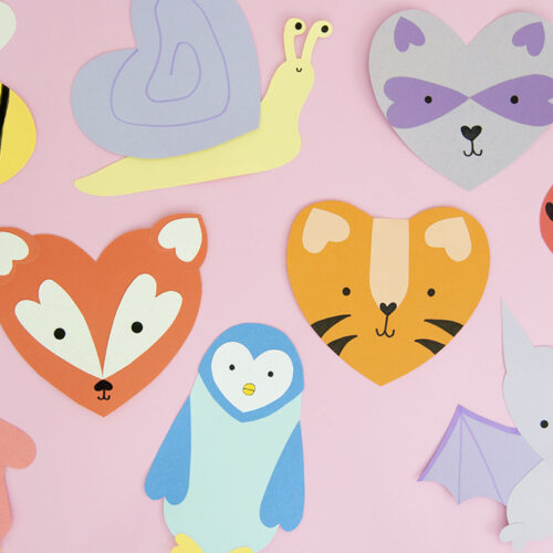 Paper Heart Wreath (Free Printable) - The Best Ideas for Kids