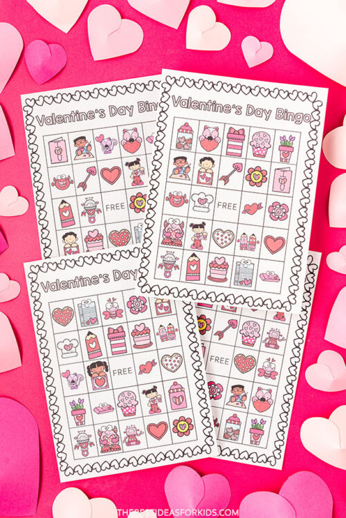 Valentine Bingo (Free Printable) - The Best Ideas for Kids