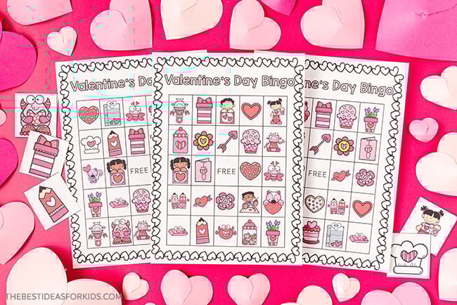 Valentine Bingo (Free Printable) - The Best Ideas for Kids
