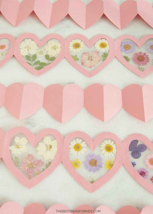 Paper Heart Chain (Free Templates) - The Best Ideas for Kids