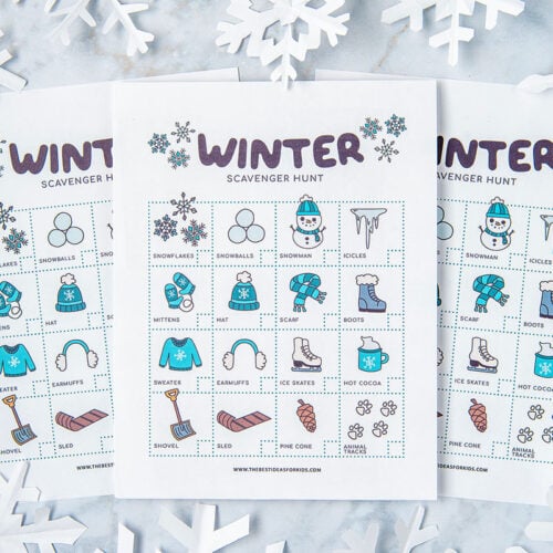 Winter Word Scramble (Free Printables) - The Best Ideas for Kids
