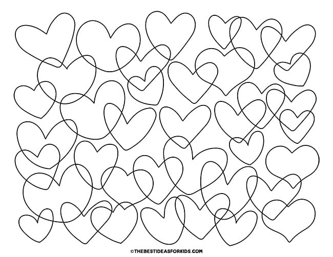 Heart Coloring Pages (Free Printables) - The Best Ideas for Kids