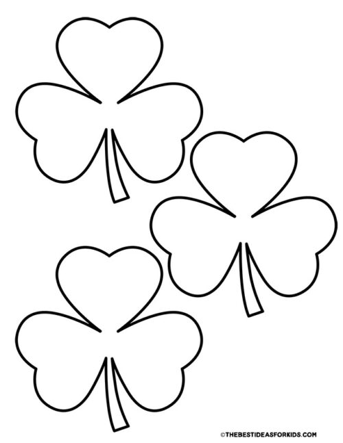 Shamrock Template (Free Printable) - The Best Ideas for Kids