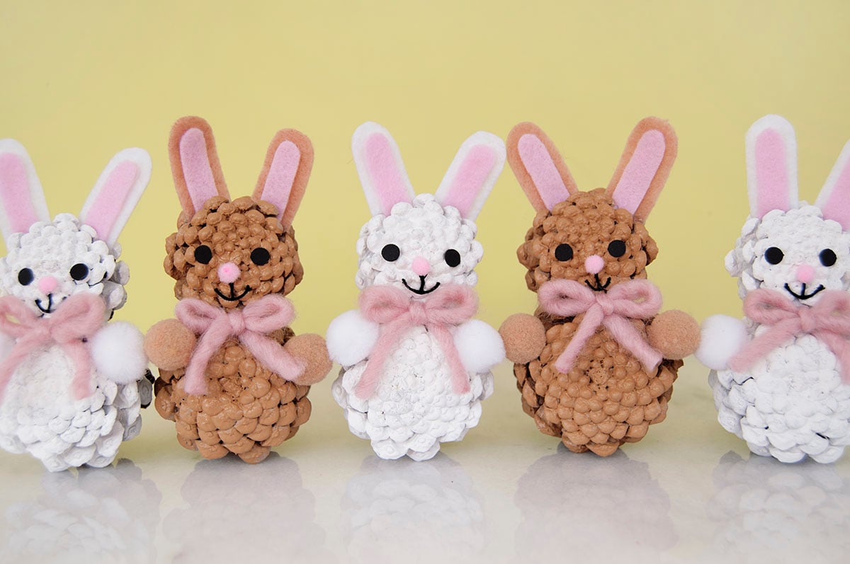 Pine Cone Bunny - The Best Ideas for Kids