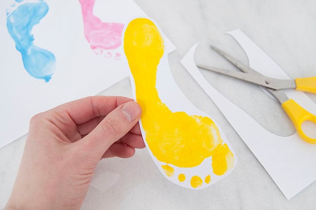 Footprint Bunny - The Best Ideas for Kids