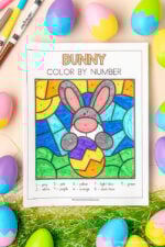 Bunny Color by Number (Free Printables) - The Best Ideas for Kids