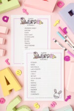 Easter Word Scramble (Free Printable) - The Best Ideas for Kids
