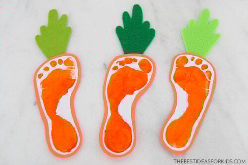 Footprint Bunny - The Best Ideas for Kids