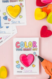 Crayon Heart Valentines (Free Printables) - The Best Ideas for Kids