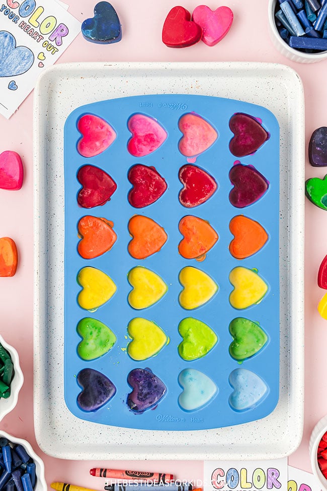 Crayon Heart Valentines (Free Printables) - The Best Ideas for Kids