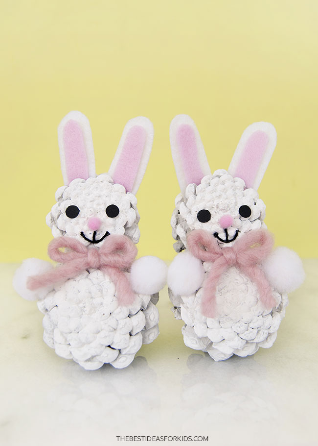 Pine Cone Bunny - The Best Ideas for Kids