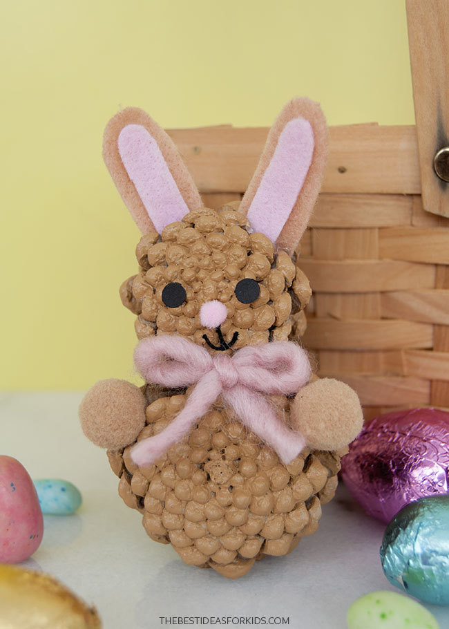Pine Cone Bunny - The Best Ideas for Kids