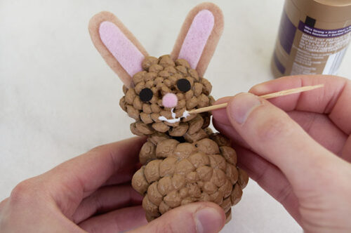Pine Cone Bunny - The Best Ideas for Kids