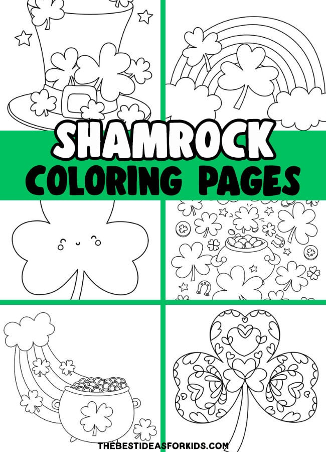Shamrock Coloring Pages (Free Printables) - The Best Ideas for Kids