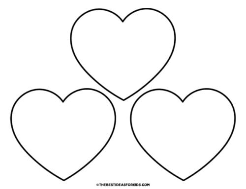 Heart Template (Free Printables) - The Best Ideas for Kids