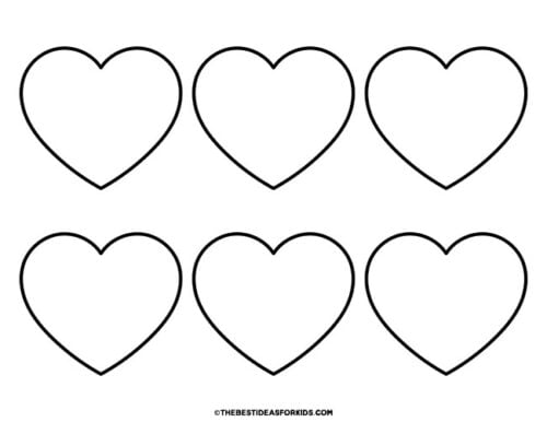 Heart Template (Free Printables) - The Best Ideas for Kids