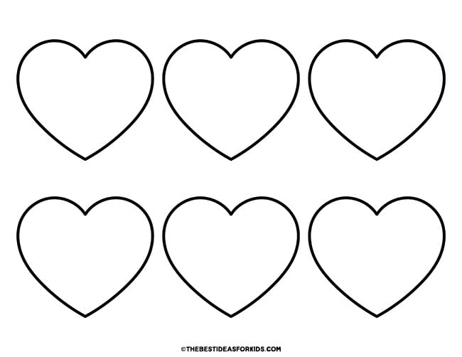 Heart Template (Free Printables) - The Best Ideas for Kids