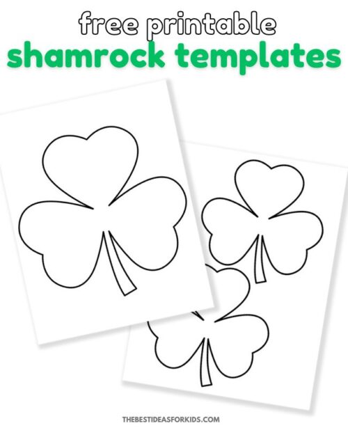 Shamrock Template (Free Printable) - The Best Ideas for Kids