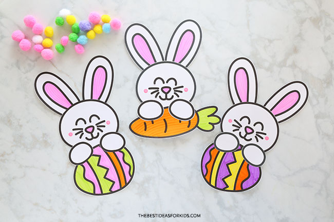 Bunny Template (Free Printables) - The Best Ideas for Kids